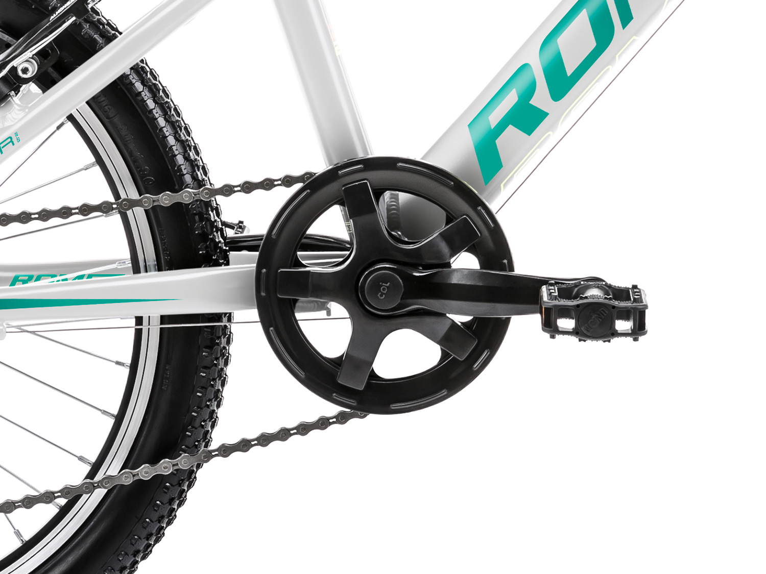 Jalgratas Romet Rambler 20 KID 2 Alu 2023 white-emerald - Bikko.ee